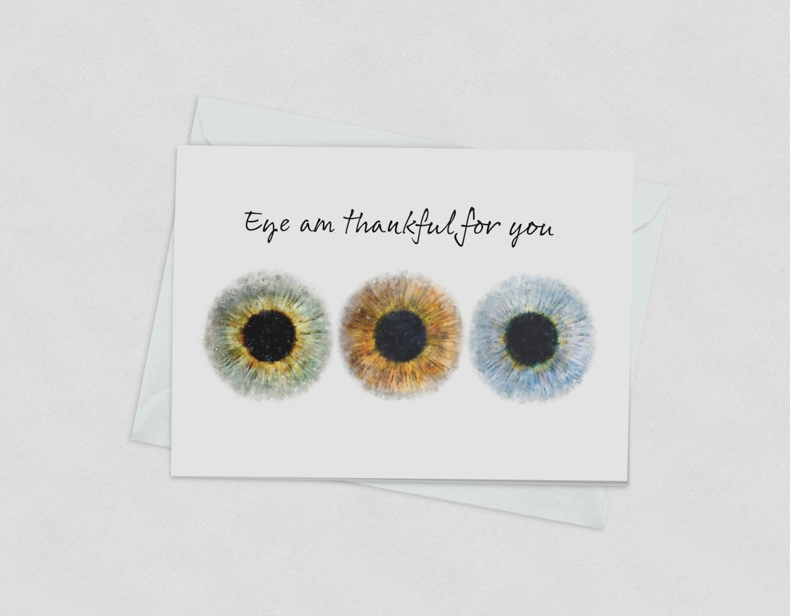 Eye Doctor Thank You Card - Printable Optometrist Appreciation ...