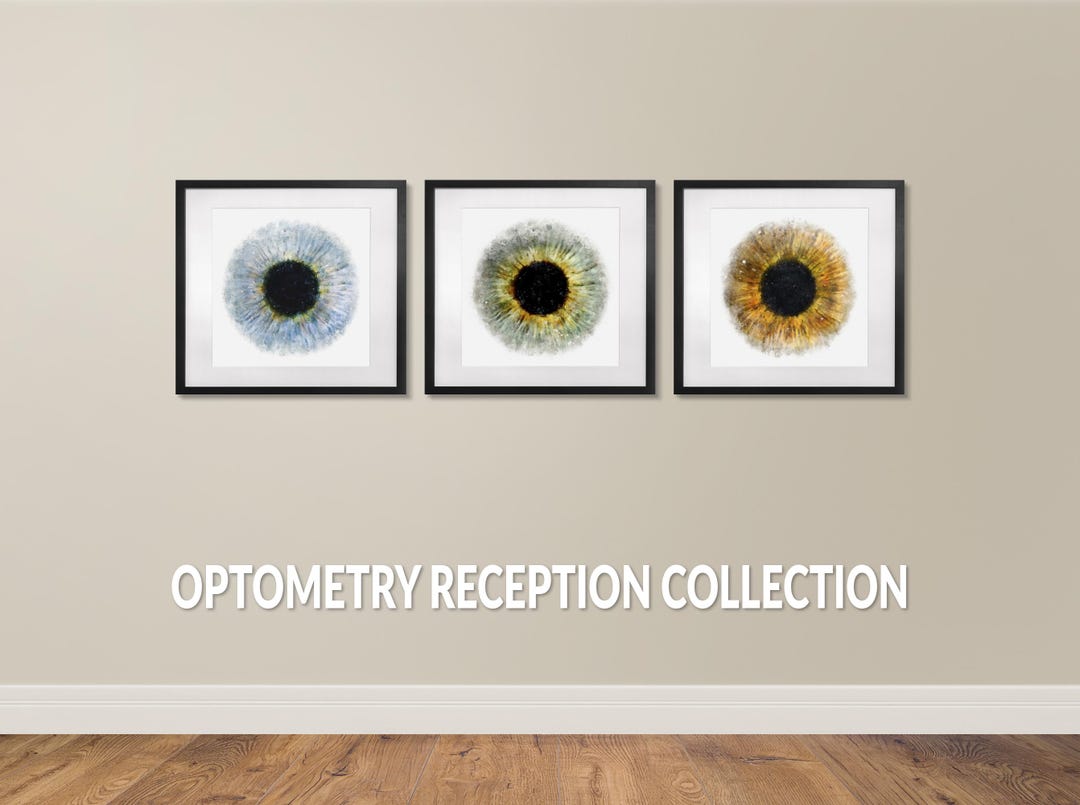 Optometry Reception Decor Art Prints for Optometrist Office -15D - Etsy