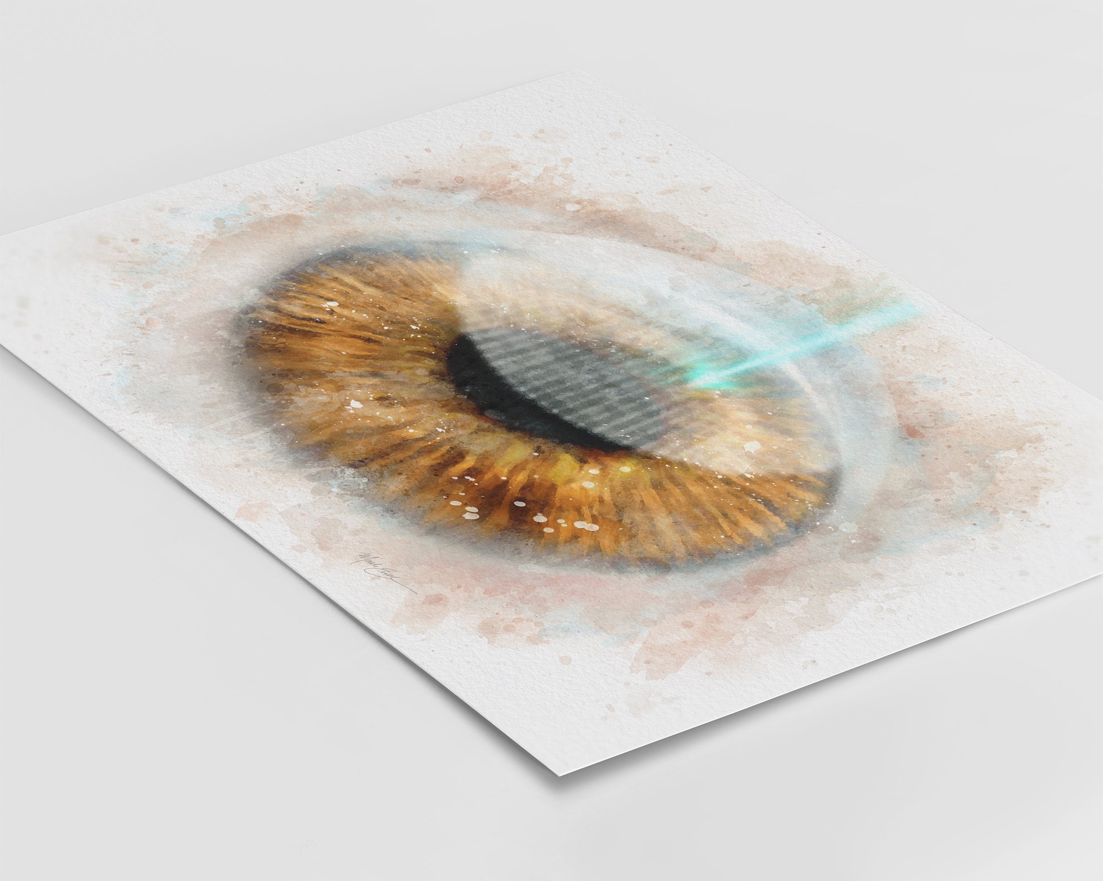 Corneal Surgeon Gift Eye Art Print SMILE Refractive Eye - Etsy