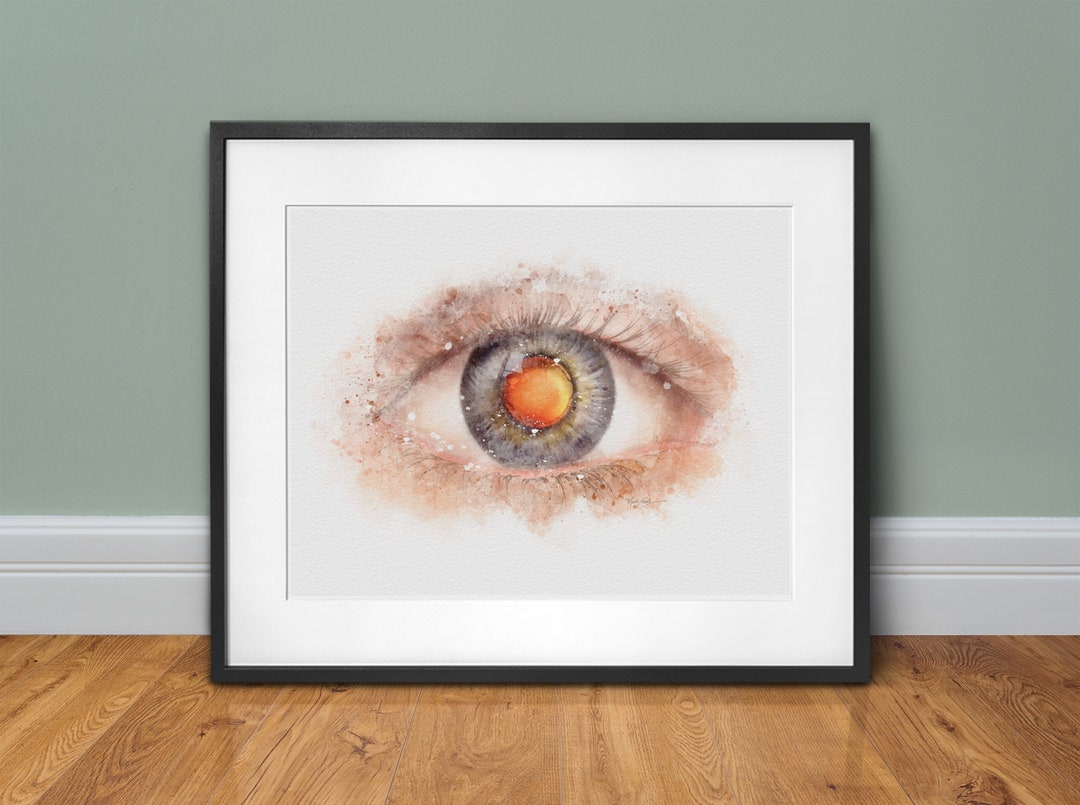 Eye Surgeon Art Print, IOL Watercolor Style Art Eye Doctor Office Wall ...