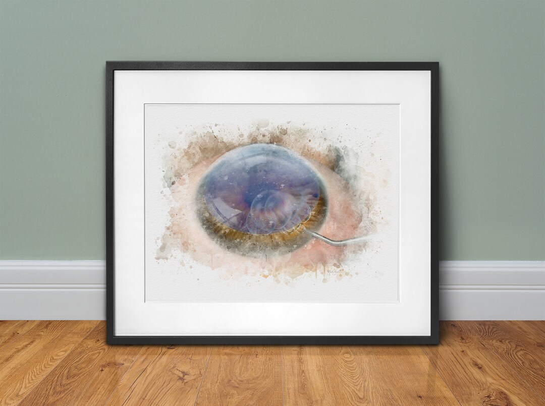 Cornea Doctor Gift, DMEK Watercolor Style Art Print for Eye Surgeon ...