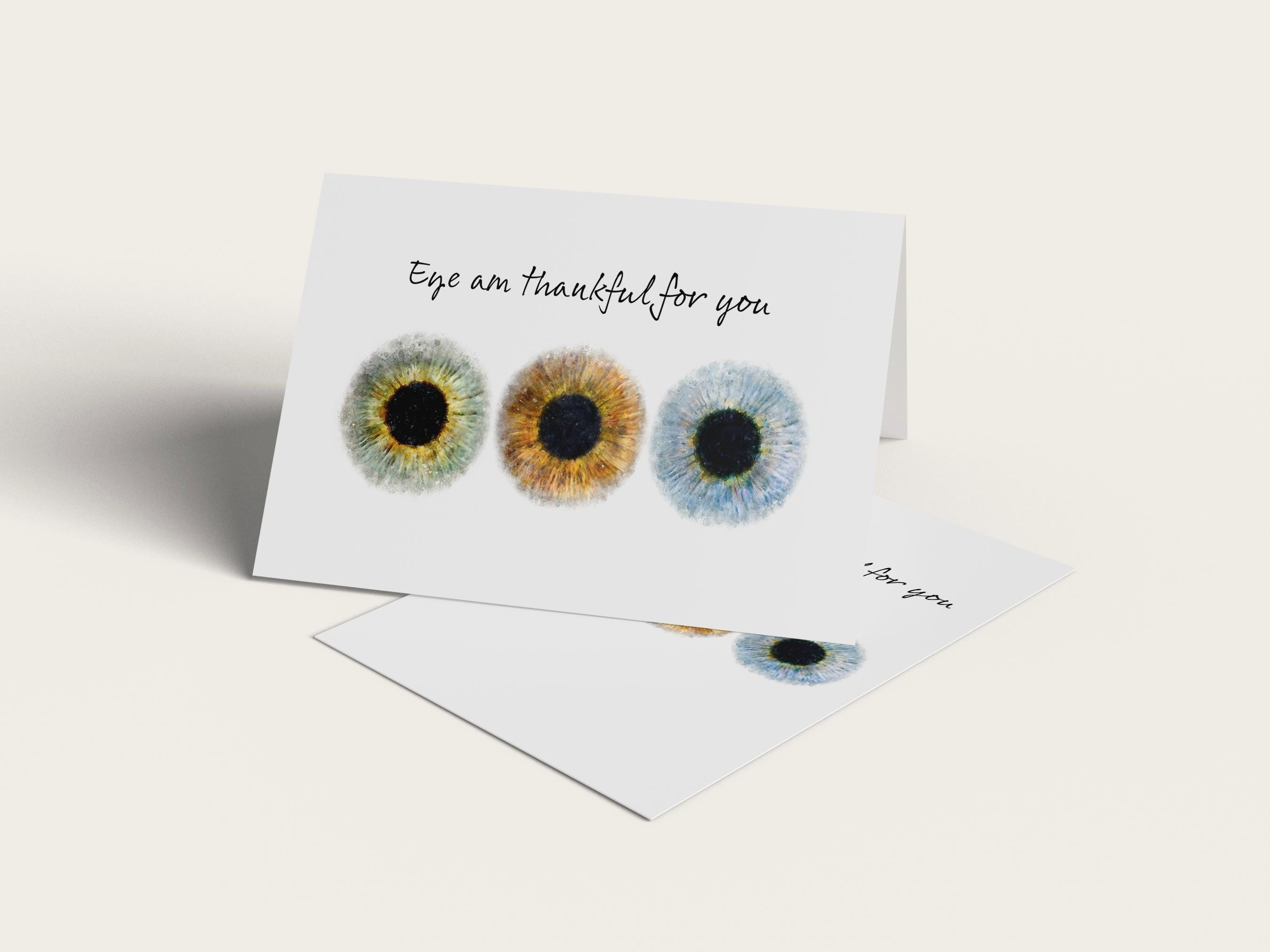 Eye Doctor Thank You Card - Printable Optometrist Appreciation ...