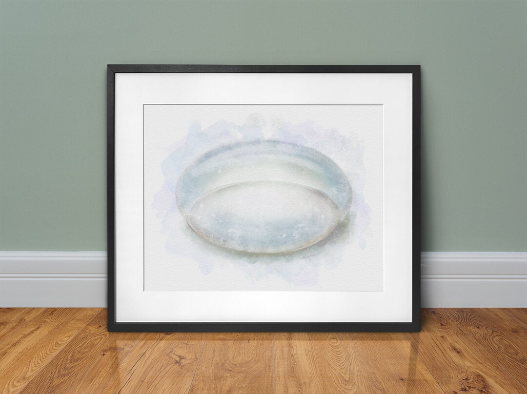 Eye Anatomy Art Print Featuring the Crystalline Lens of the Eye in ...