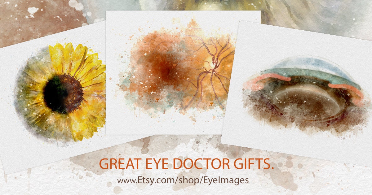 Ophthalmology and Optometry Wall Decor Art Gifts, 12 PACK of 5"x7" Hand ...