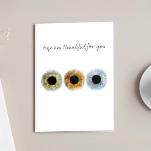 Eye Doctor Thank You Card - Printable Optometrist Appreciation ...