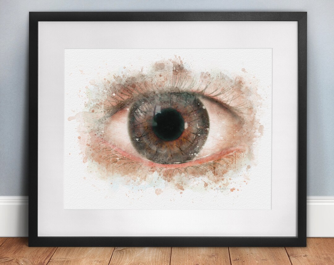 Corneal Transplant Art Print Cornea Specialist Gift Eye - Etsy