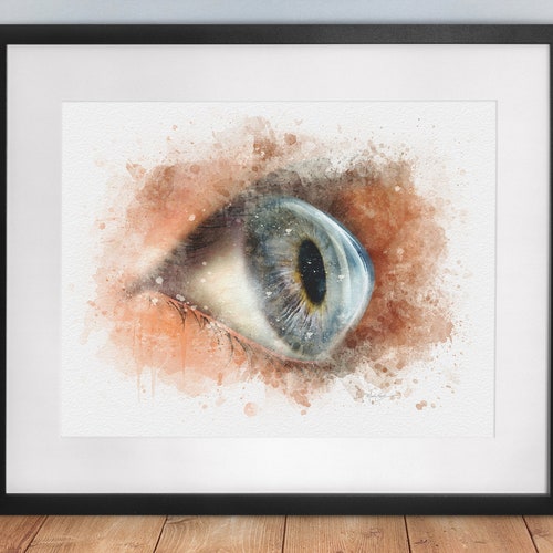 Cornea Doctor Gift Eye Art Print Intacs Corneal Inserts - Etsy