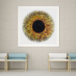 Optometrist Gift Iris Eye Art Print Watercolor Style Eye Art Gift for ...