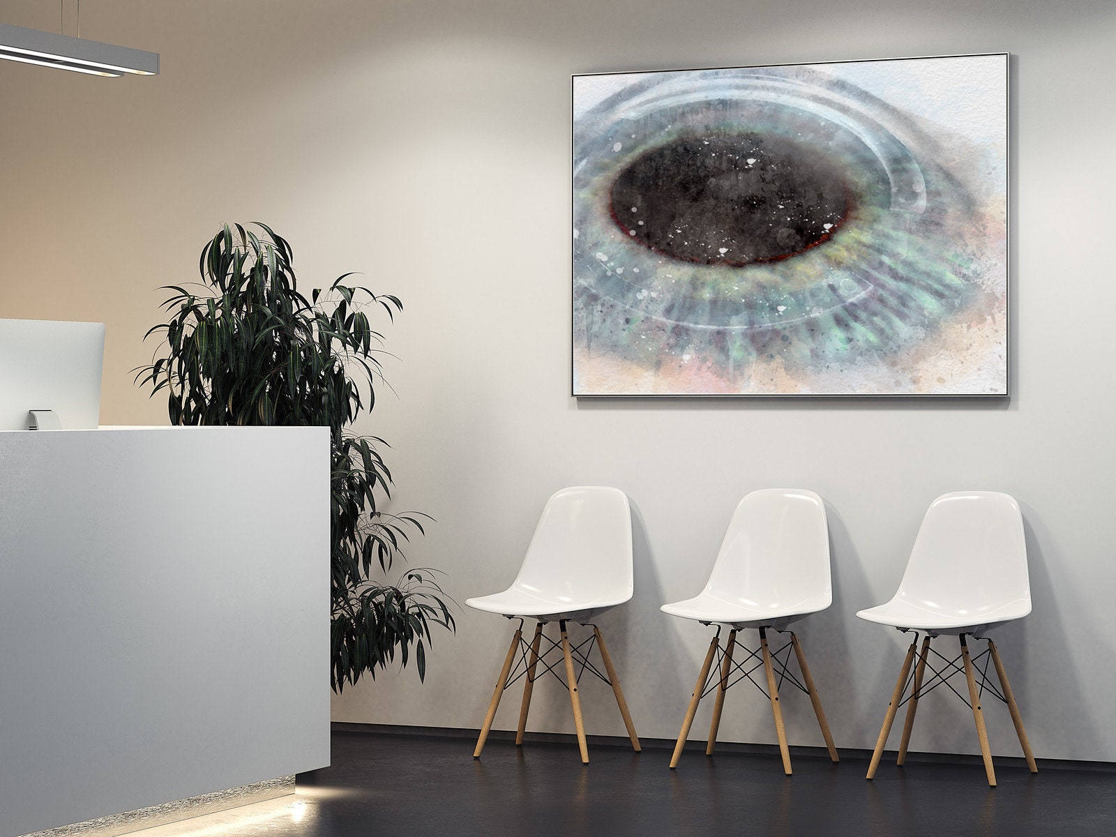 Cornea Doctor Gift, Eye Art Print, Intacs Corneal Inserts, Watercolor ...