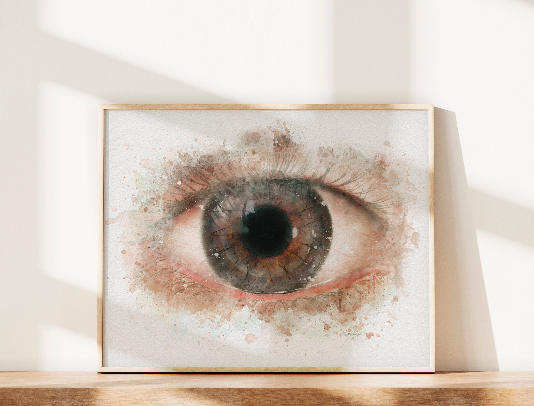 Corneal Transplant Art Print Cornea Specialist Gift Eye Doctor Wall Art ...