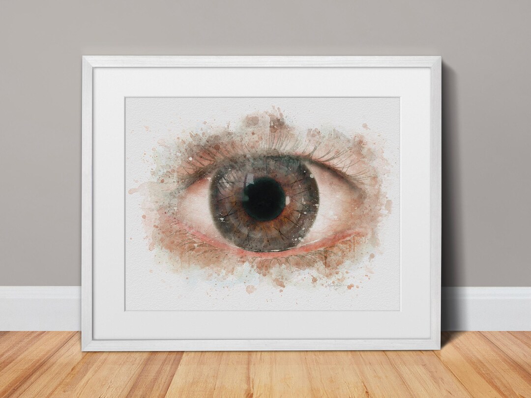Corneal Transplant Art Print Cornea Specialist Gift Eye Doctor Wall Art ...