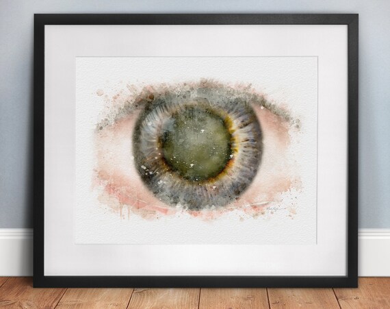 Eye Doctor Decor Optometrist Office Wall Art Cataract Art - Etsy