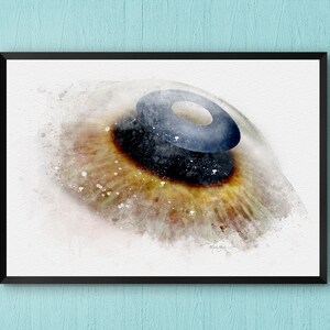 Cornea Doctor Gift KAMRA Inlay Corneal Implant Watercolor Style Art ...