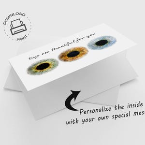 Eye Doctor Thank You Card - Printable Optometrist Appreciation ...