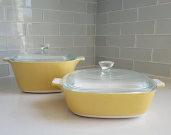 Yellow Corning Ware - Etsy