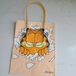 Vintage Garfield Gift Bags - Lot of 8 Bags and 1 Package of Gift Wrap ...