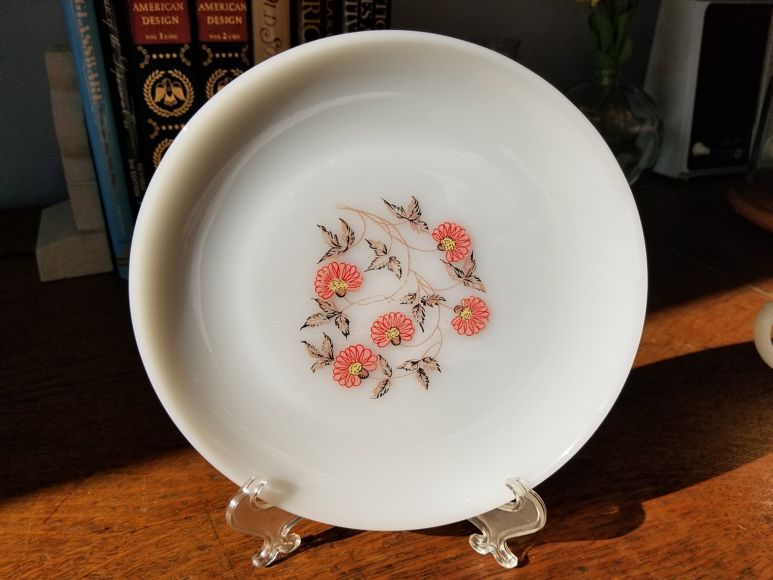 Vintage Fire King Anchor Hocking Flower Fleurette Coffee Cup Sets ...