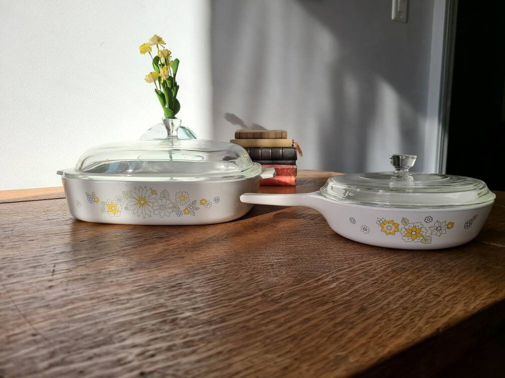 Vintage Corning Ware Floral Bouquet Pattern Covered Casserole | Etsy