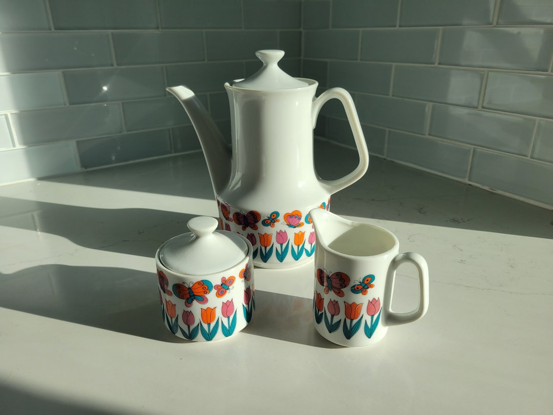 Vintage Trimont Ware Japanese Teapot, Creamer, and Sugar Bowl Set - Etsy