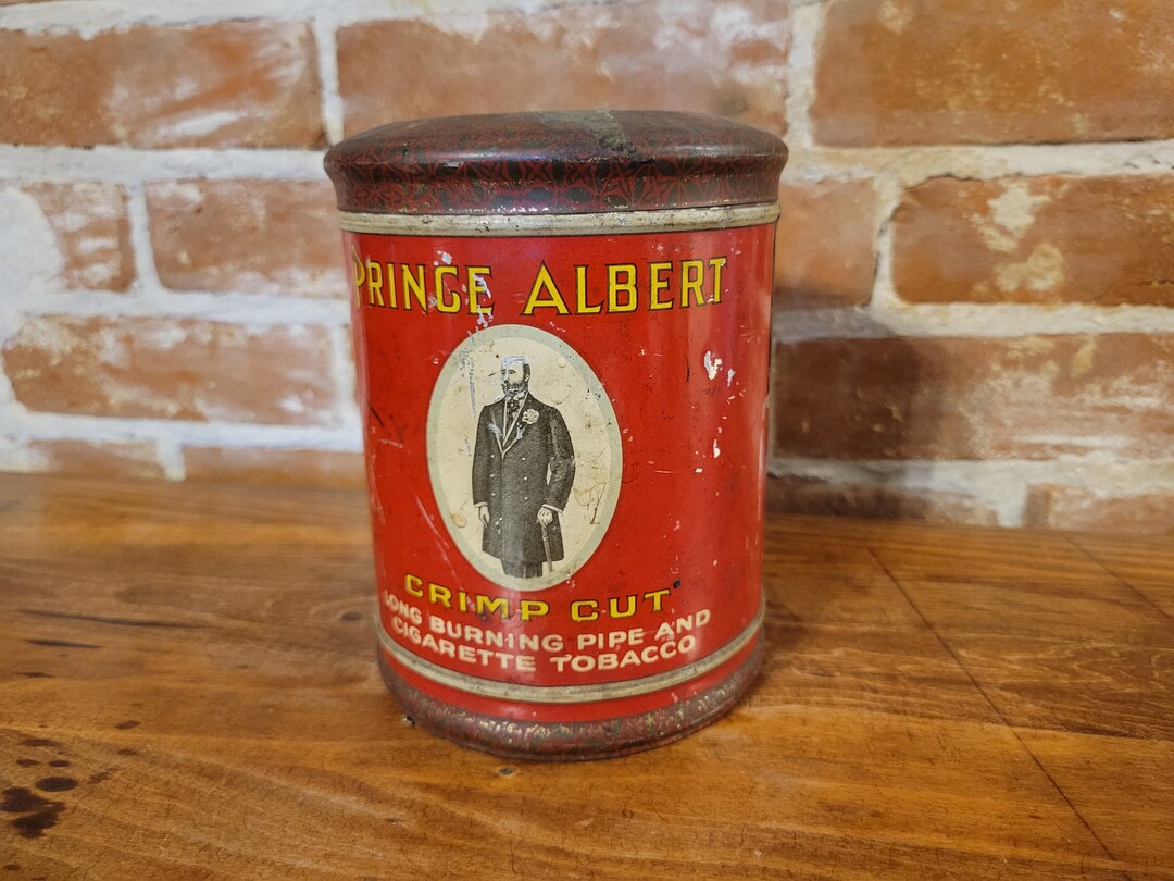 Vintage Prince Albert Crimp Cut Pipe and Cigarette Tobacco Tin and ...
