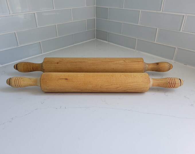 Vintage Rolling Pins (you Choose!) Rustic Country Farmhouse Décor - Etsy