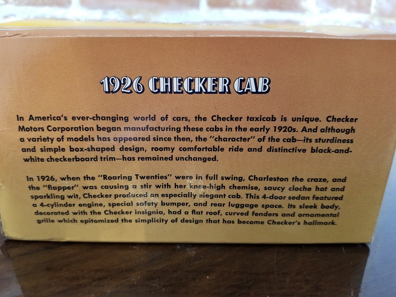 Vintage Avon Checker Cab Cologne 1926 With Box - Everest Fragrance - Etsy