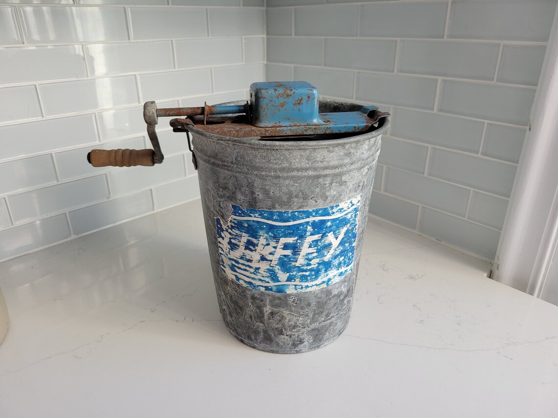 Vintage Mid-century Jiffy Manual Ice Cream Maker Functional - Etsy