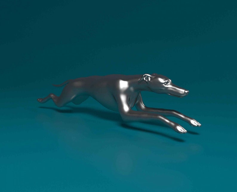 Greyhound Artist Resin White Resin Ready to Prep / Paint ALL SCALES - Etsy
