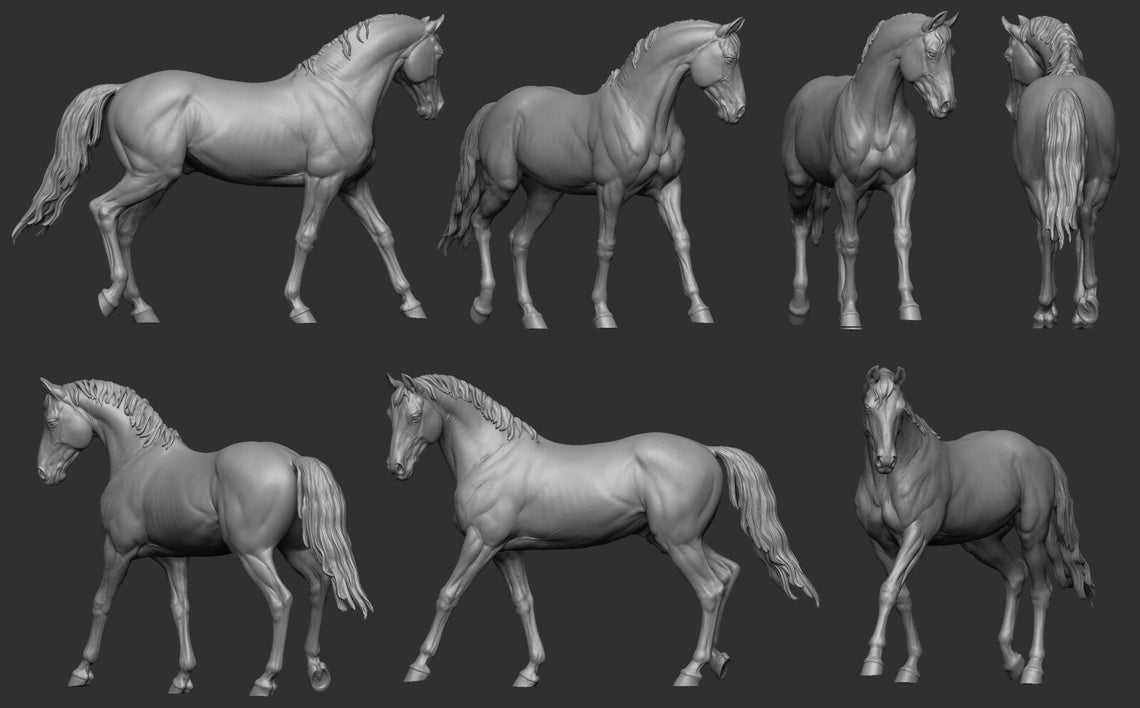Stablemate Scale Walking Stallion Resin Model Horse LTD Edition Artist ...