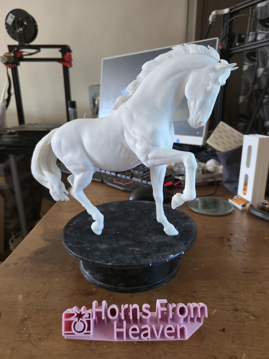 Prancing Model Horse Artist Resin - White Resin Figurine - Unpainted - Etsy