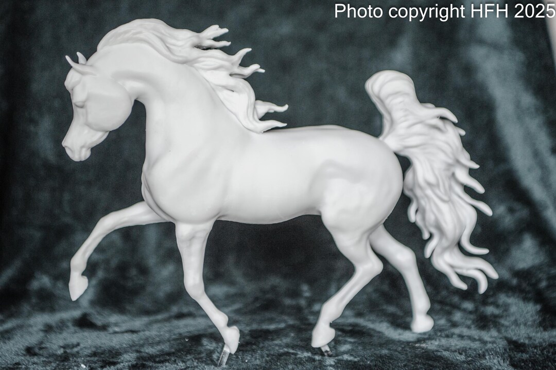 Welsh Section A Model Horse Artist Resin - White Resin Figurine ...