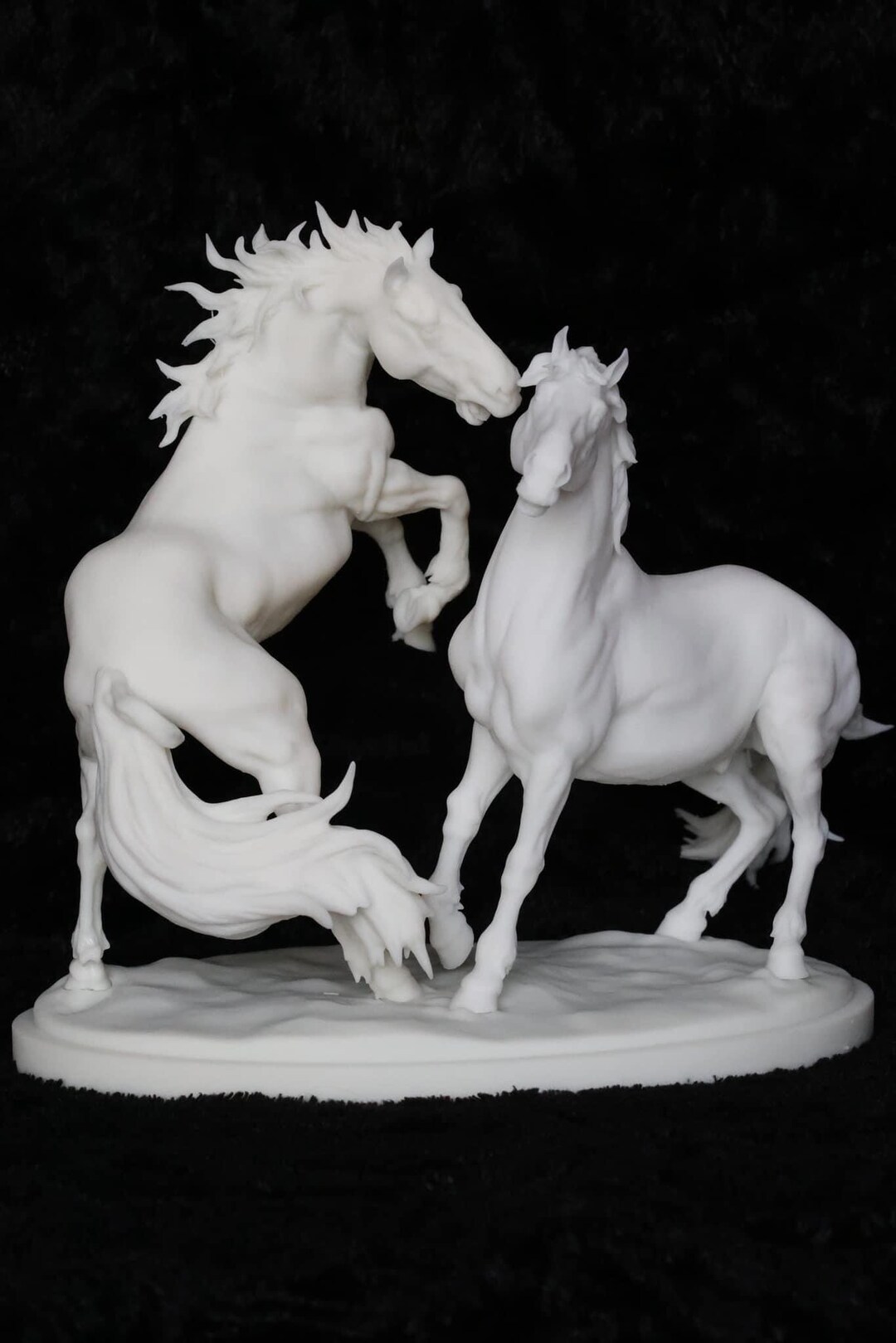 1/9 Scale Fighting Camargue Horses Resin Model Horse LTD Edition Resin ...