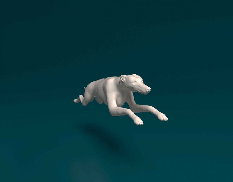 Greyhound Artist Resin White Resin Ready to Prep / Paint ALL SCALES - Etsy