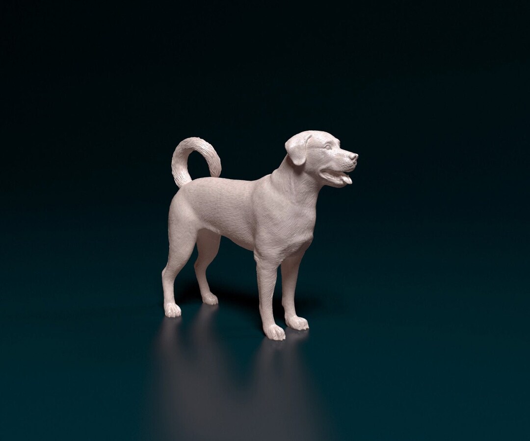 Lab Cross Rottie Artist Resin - White Resin Ready to Prep / Paint ALL ...