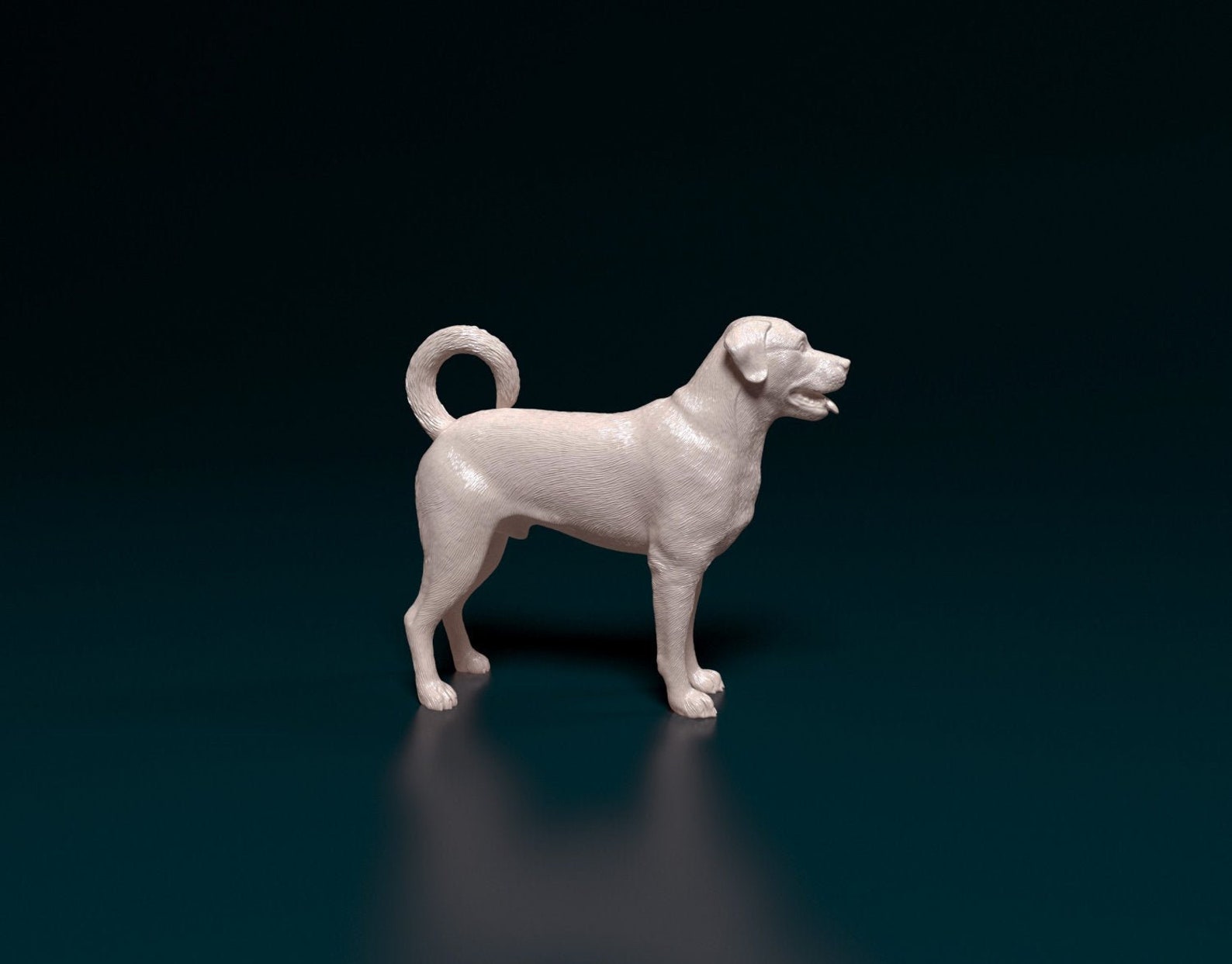 Lab Cross Rottie Artist Resin - White Resin Ready to Prep / Paint ALL ...