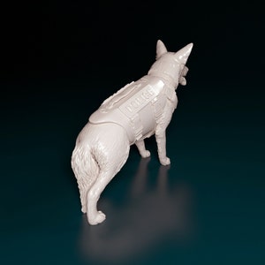 Police Dog Artist Resin - White Resin Ready to Prep / Paint ALL SCALES ...