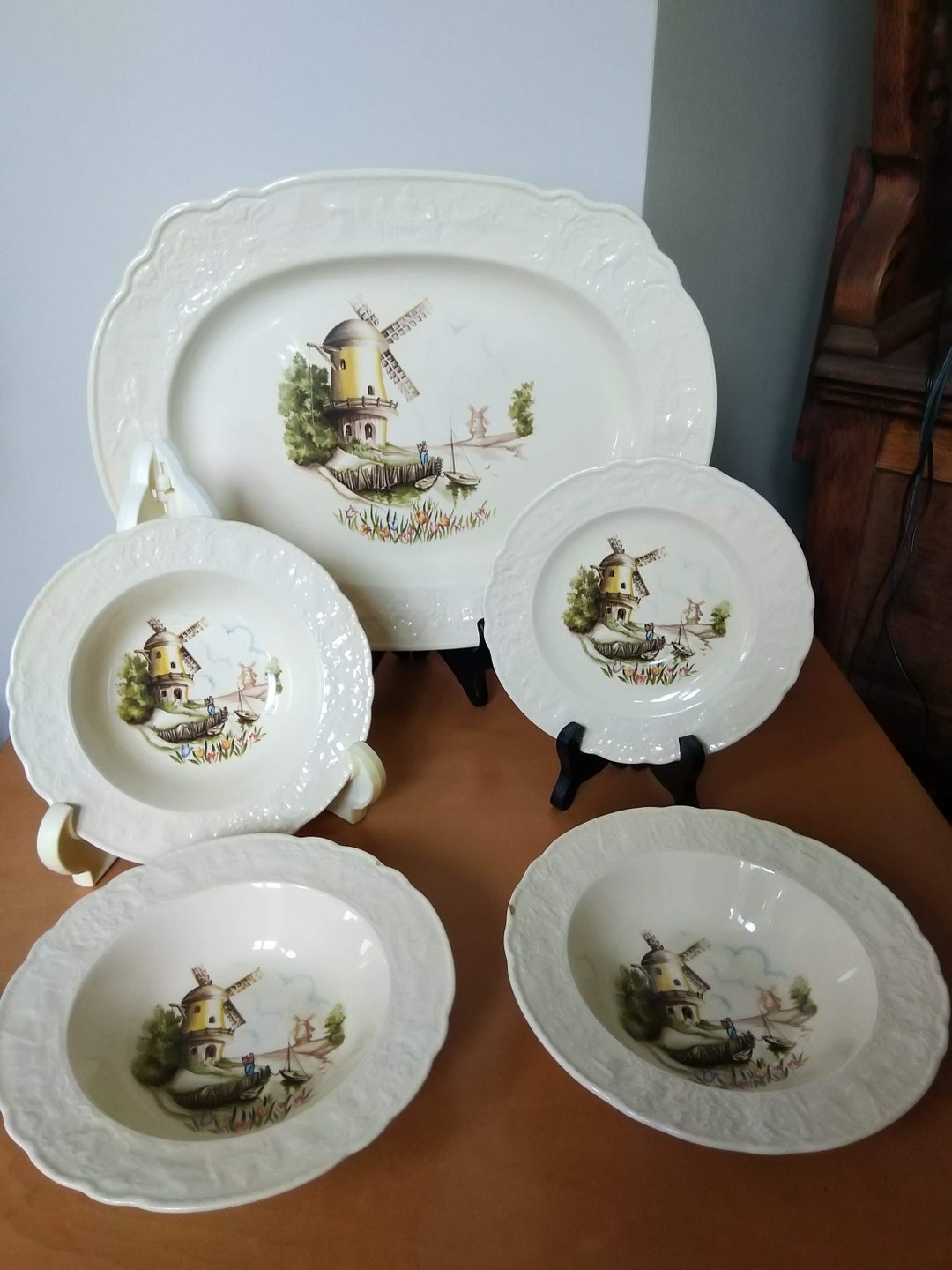 Vintage Windmill by Universal Cambridge Netherlands 1930's - Etsy