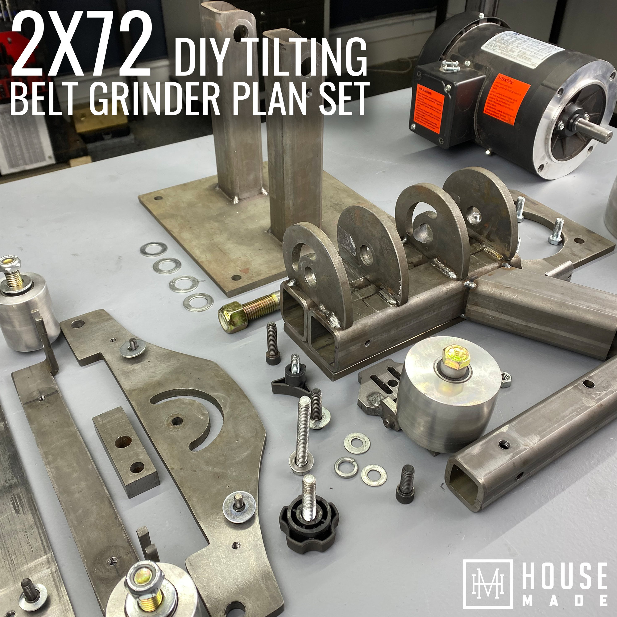 2x72 Tilting Belt Grinder Plans A Set of Comprehensive Files - Etsy