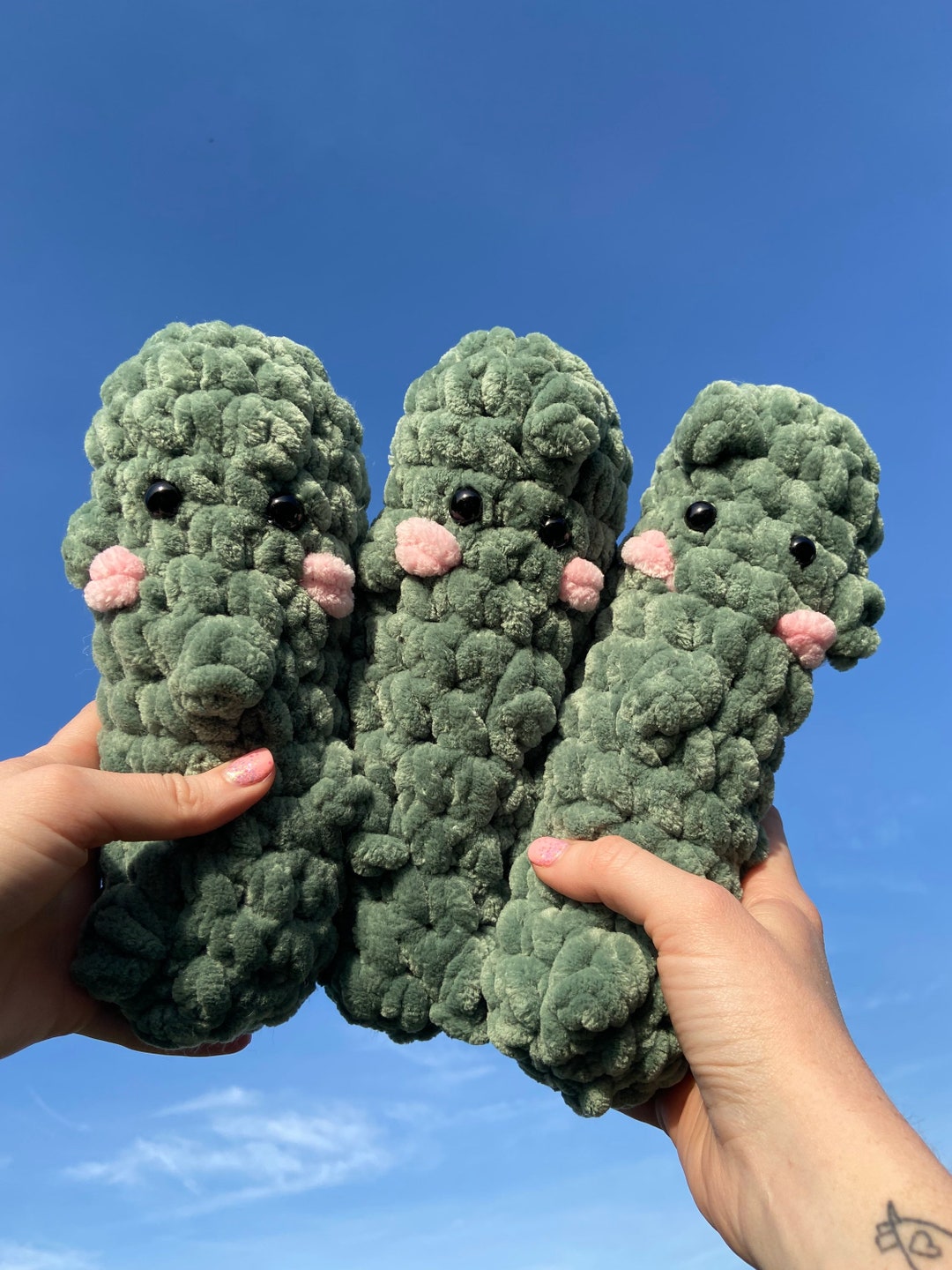 Large Crocheted Pickle - Etsy