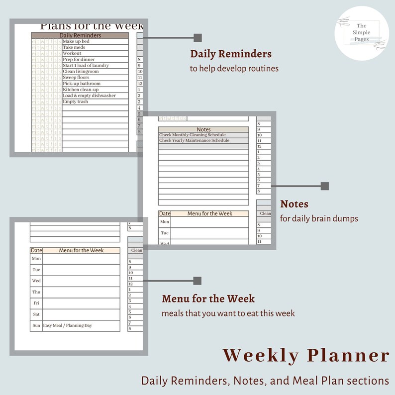 editable-weekly-adhd-planner-cleaning-schedule-meal-etsy