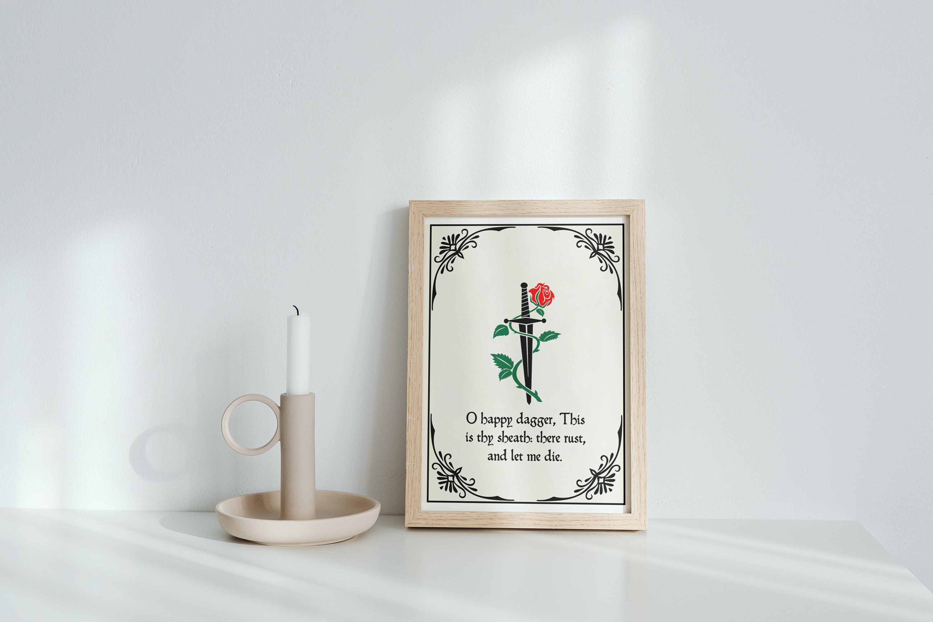 Romeo and Juliet Digital Wall Art | Shakespeare Digital Download - Etsy