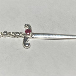 Sterling Silver Sword of St. Barbara espada De Santa Barbara With ...