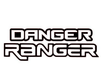 Ranger Danger Decal COLORS | Etsy