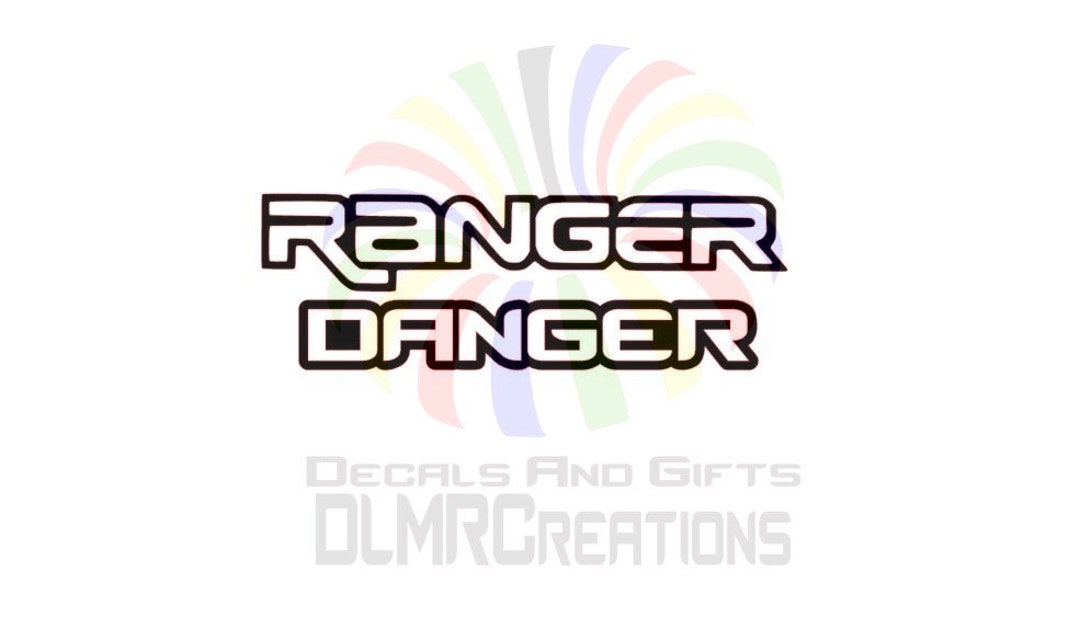 Ranger Danger Decal COLORS - Etsy