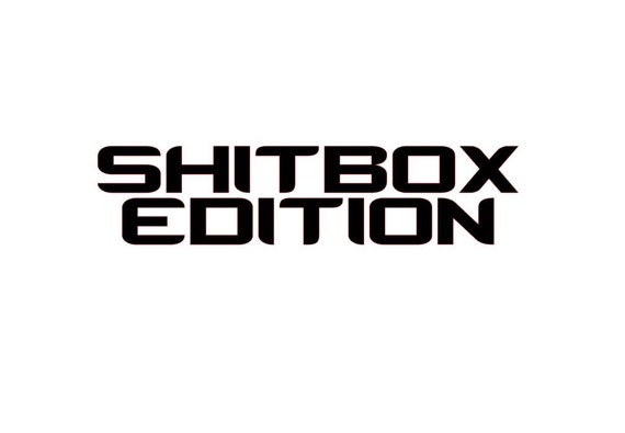 Shitbox Edition Decal COLORS | Etsy