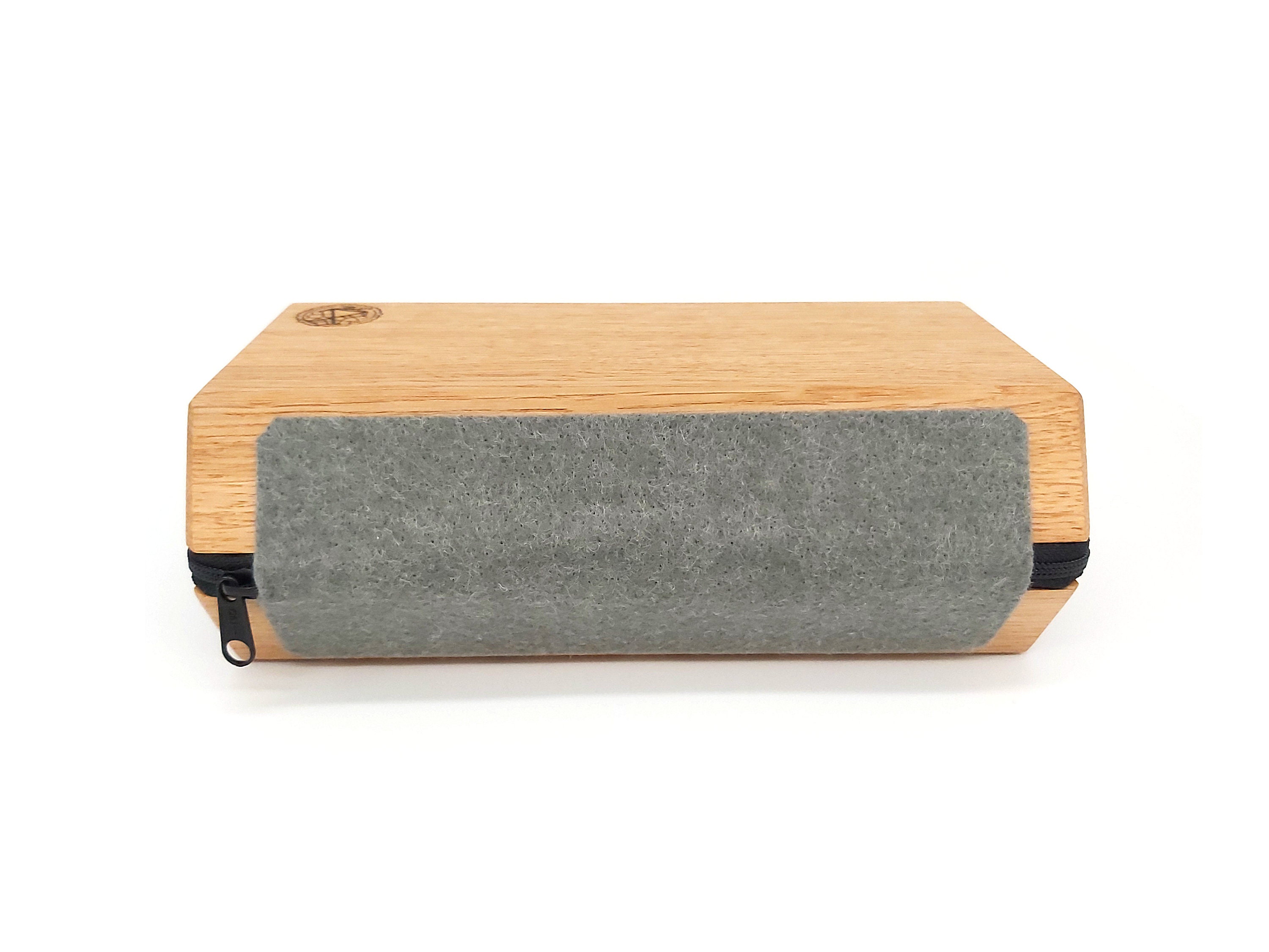 Die Federmappe aus Holz mit schwarzem Reißverschluss | Etsy