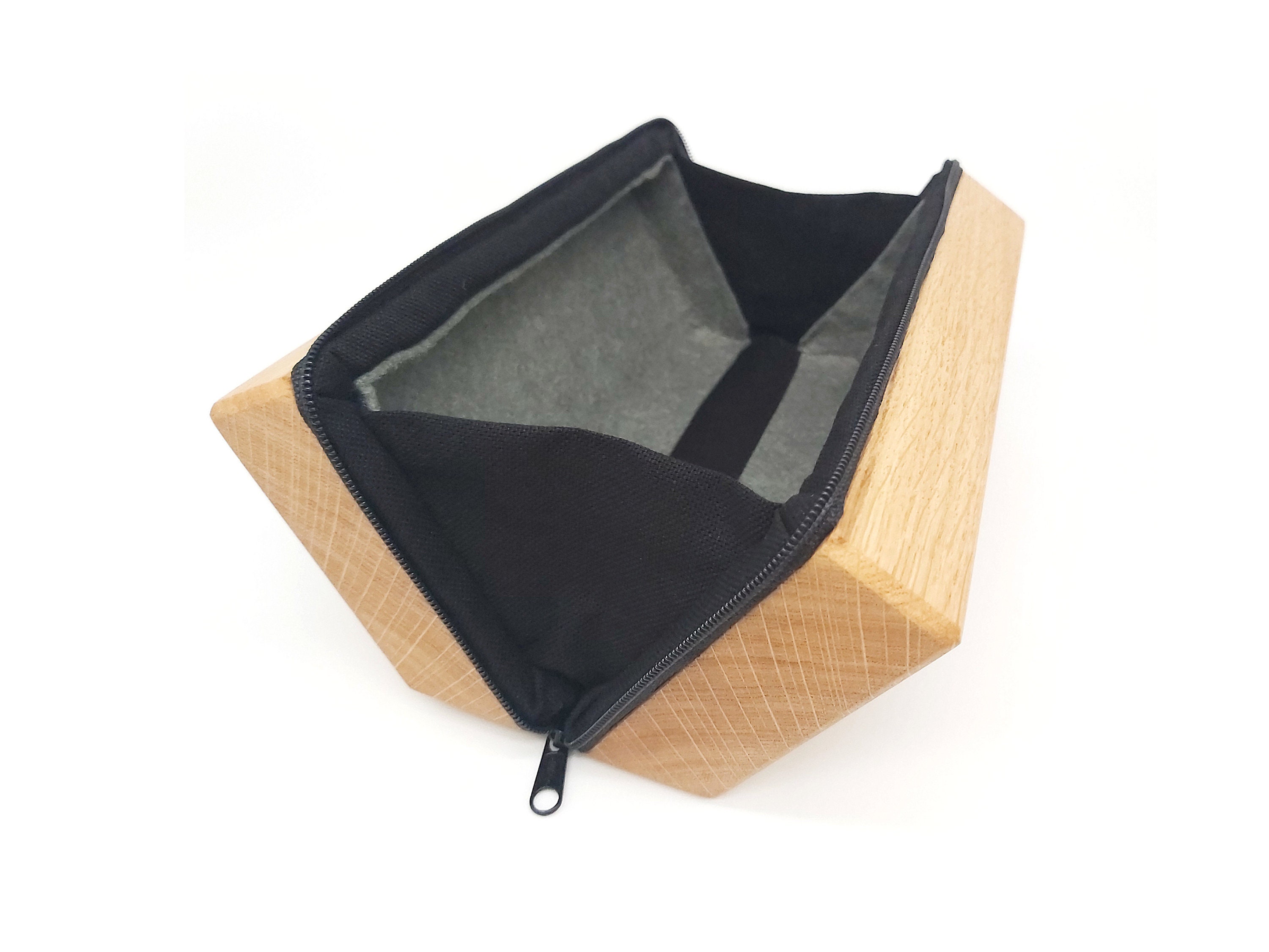 Die Federmappe aus Holz mit schwarzem Reißverschluss | Etsy