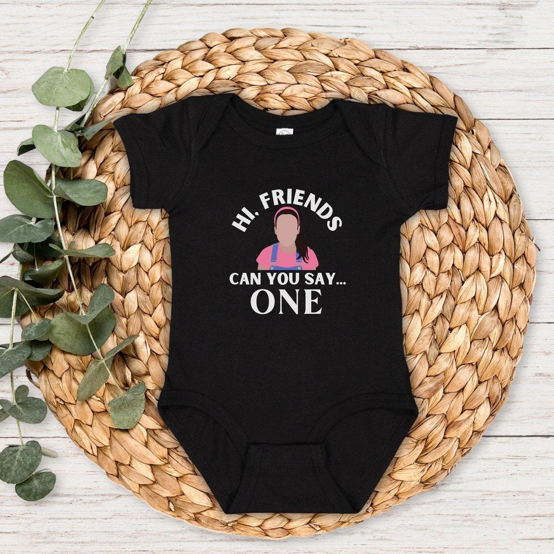 Hi Friends Can You Say... Ms. Rachel, Custom Onesie, Birthday Celebration Onesie, Baby Shower ...