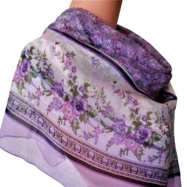 Lavender Silk Scarf - Etsy