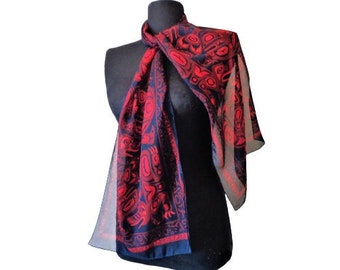 Native Print Scarf - Etsy